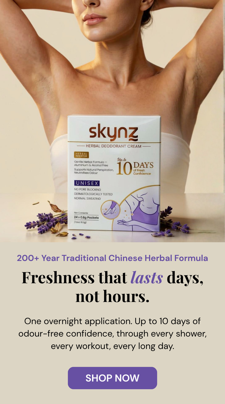 SKYNZ | Long-Lasting Herbal Deodorant, Up to 10 Days Fresh – Skynz